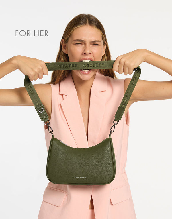 Overnight Obsession Women's Cocoa Leather Bag | Status Anxiety®