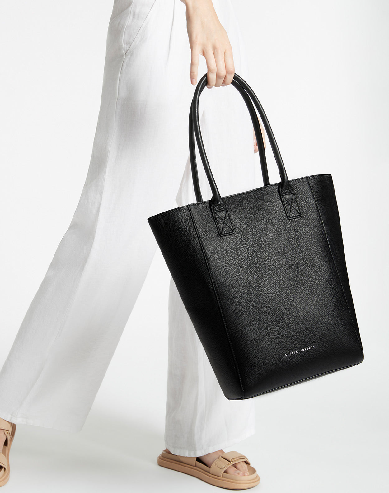Abscond Leather Tote Bag | Status Anxiety