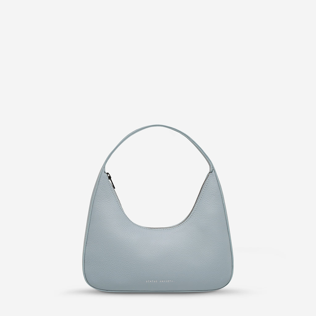 Aurora Women's Powder Blue Leather Bag | Status Anxiety®